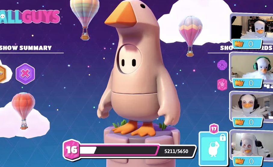 Костюм гуся из Untitled Goose Game появится в Fall Guys 13 ноября